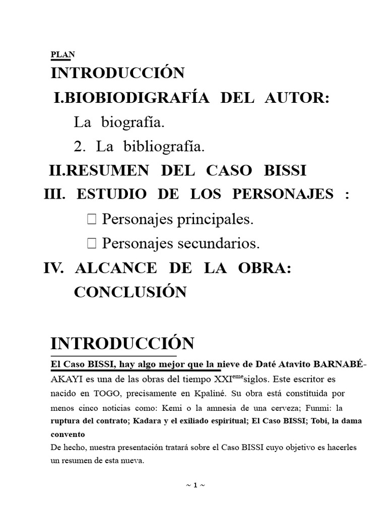 Exposición EL CASO BISSI | PDF | Escritura
