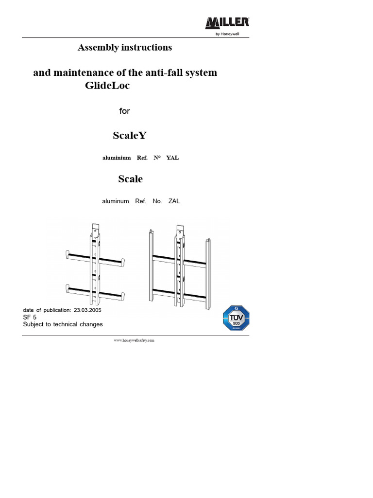 Söll GlideLoc Assembly Instructions_Aluminum Ladders_SF5 | PDF | Screw ...