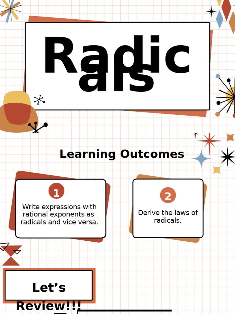 Understanding Radicals and Exponents | PDF