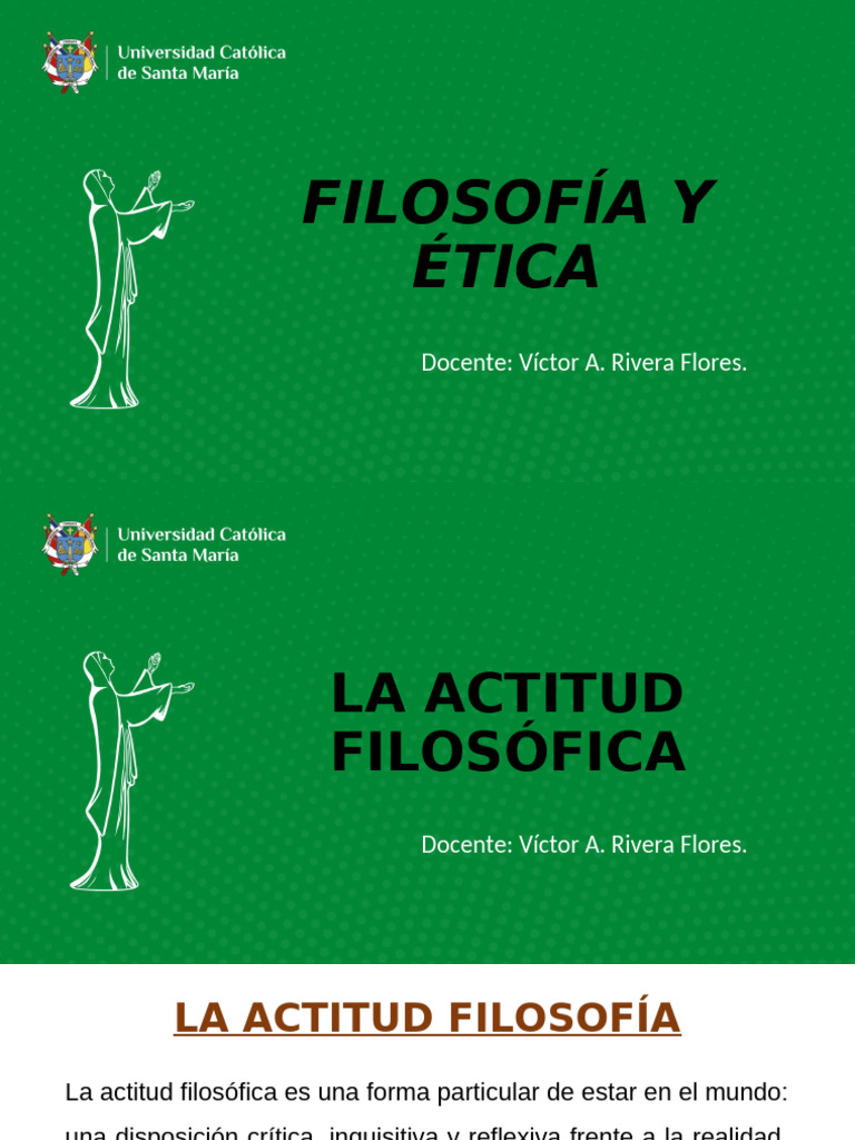Actitud Filosófica: Reflexión Crítica y Ética | PDF | Fenomenología ...