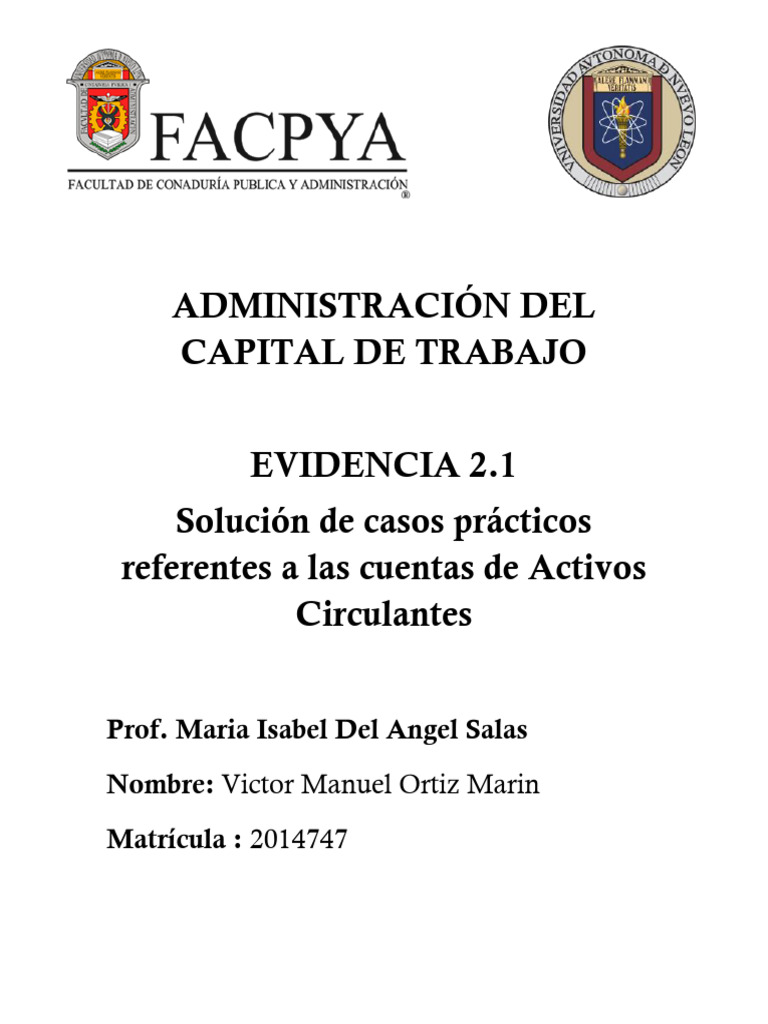 Adct Evvmom | PDF | Bancos | Capital de trabajo