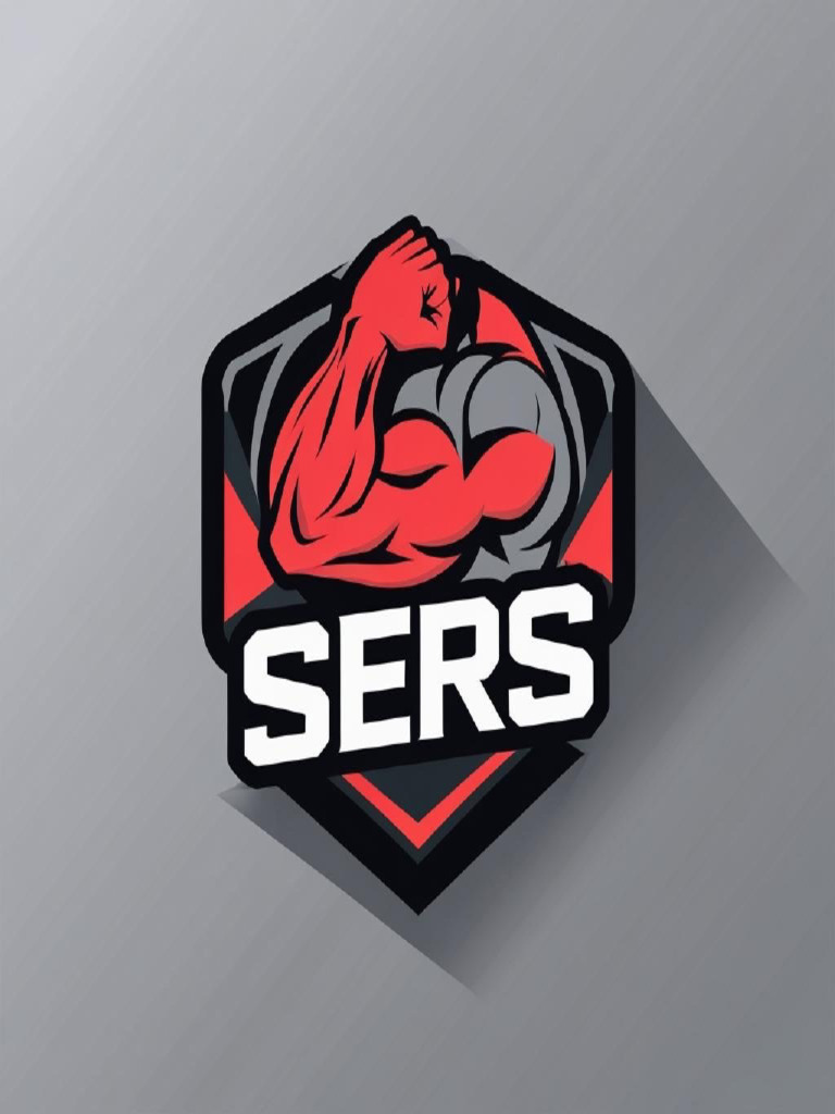 Bold Gym Logo With 'SERS' Emblem | PDF