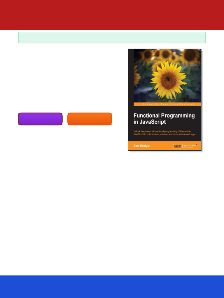 Functional Programming in JavaScript 1st Edition by Dan Mantyla ISBN ...