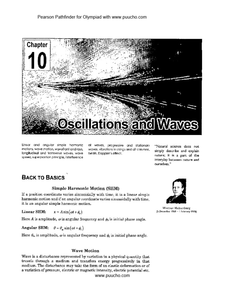 Olympiad Physics Oscillation And Wave Pdf