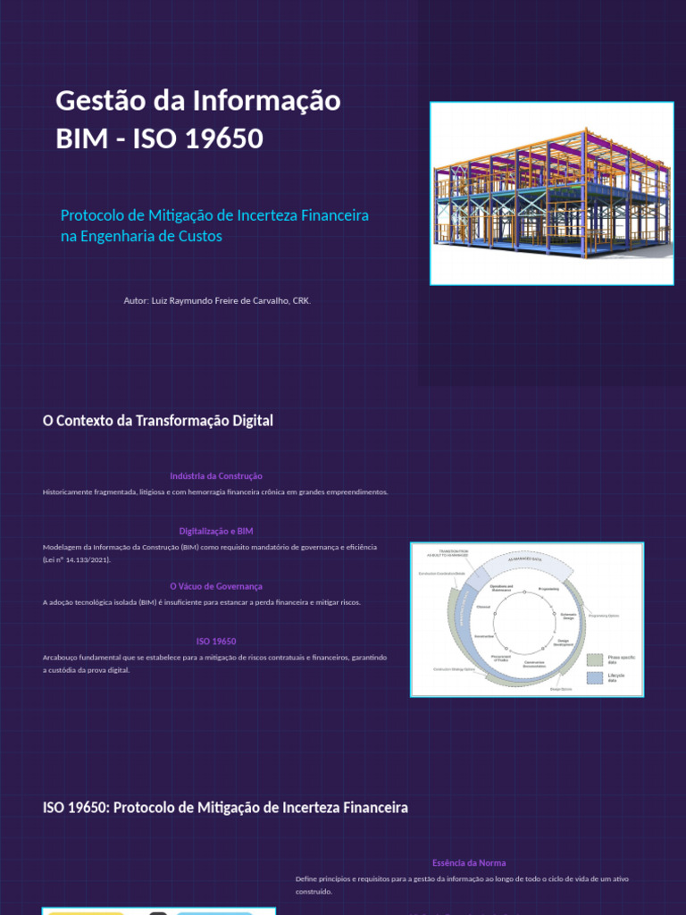 Gestão da Informação BIM ISO 19650 | PDF | BIM | Mitigação das mudanças ...