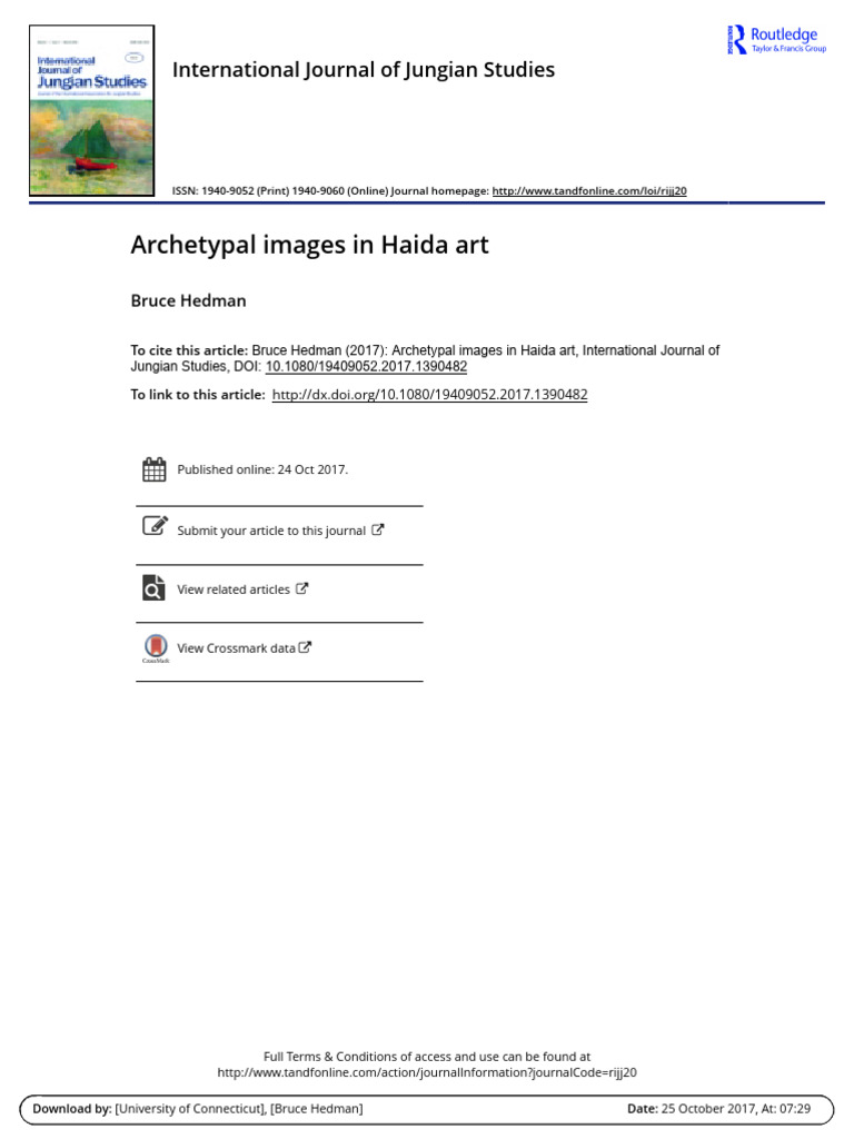 Archetypal Images in Haida Art | PDF | Analytical Psychology