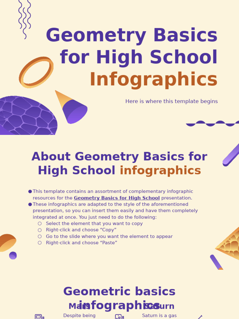 Geometry Basics For High School Infographic | PDF | Planets | Planets ...