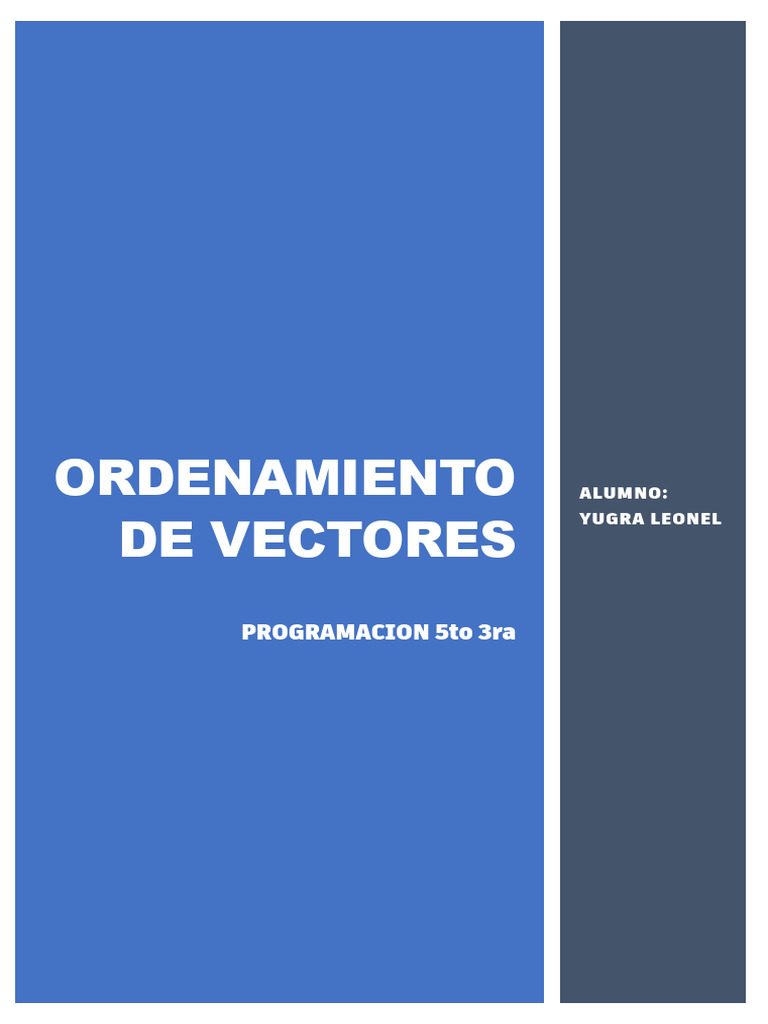 Algoritmos de Ordenamiento | PDF | Matemáticas Aplicadas | Ciencias de la Computación
