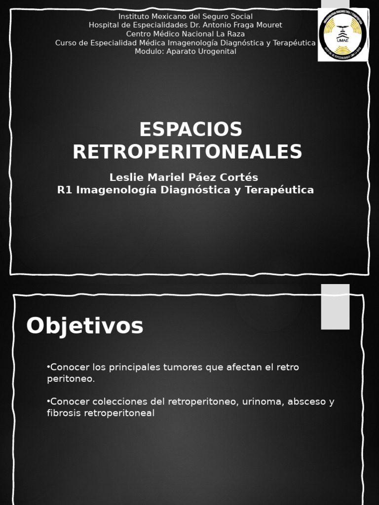 Tumores y Colecciones Retroperitoneales | PDF | Neoplasias | Riñón