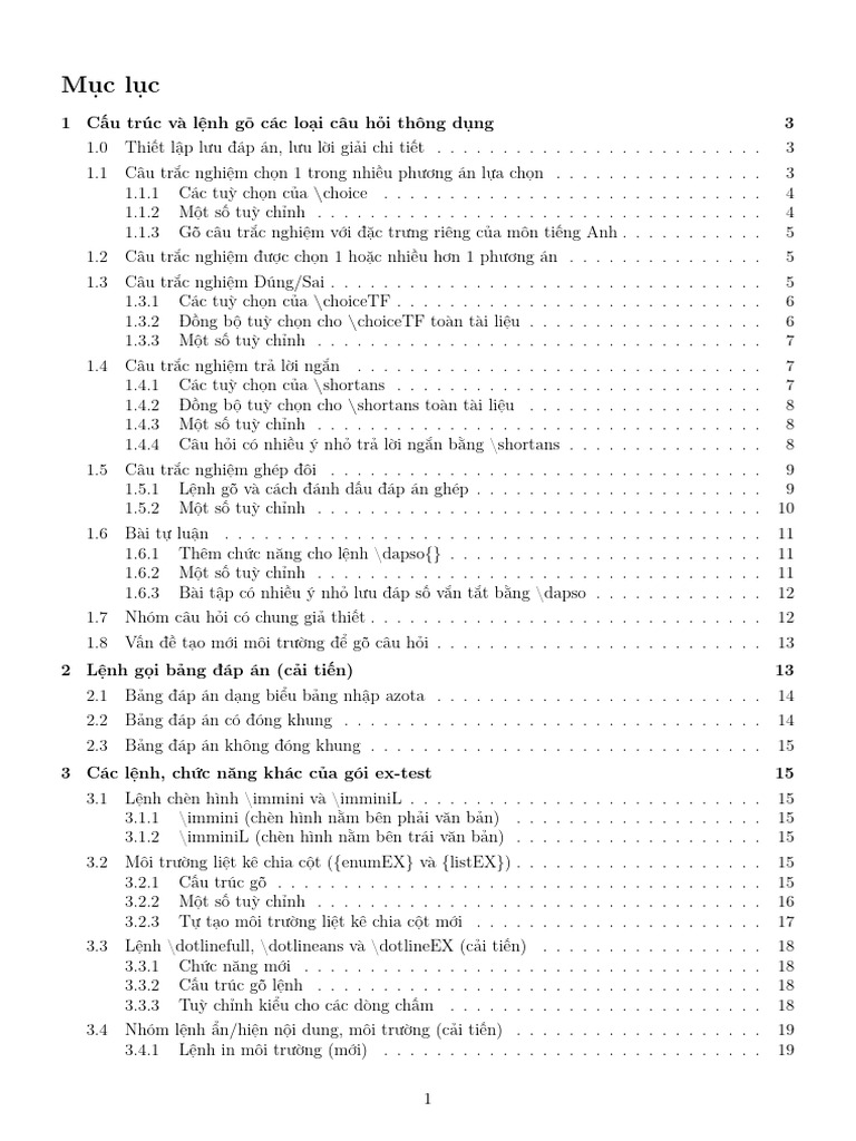 Huong Dan Ex Test v3.1 | PDF