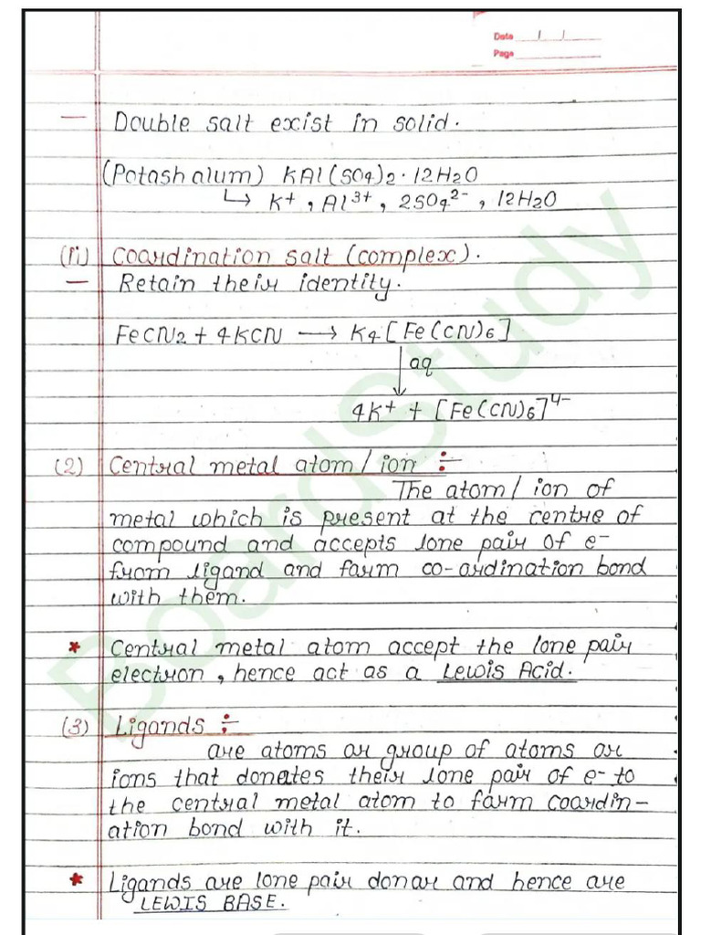 8726431249.454.781 Coradination and Compound | PDF | Chemical Compounds | Coordination Complex