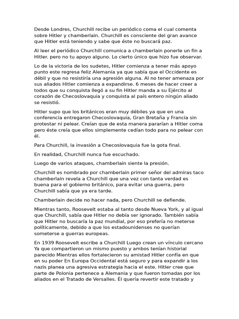 Documento | PDF | Winston Churchill | Neville Chamberlain
