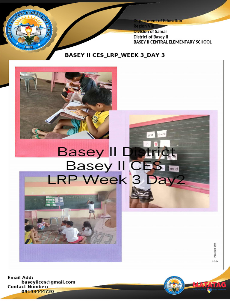 Basey II Ces LRP Week3 Day 2 | PDF