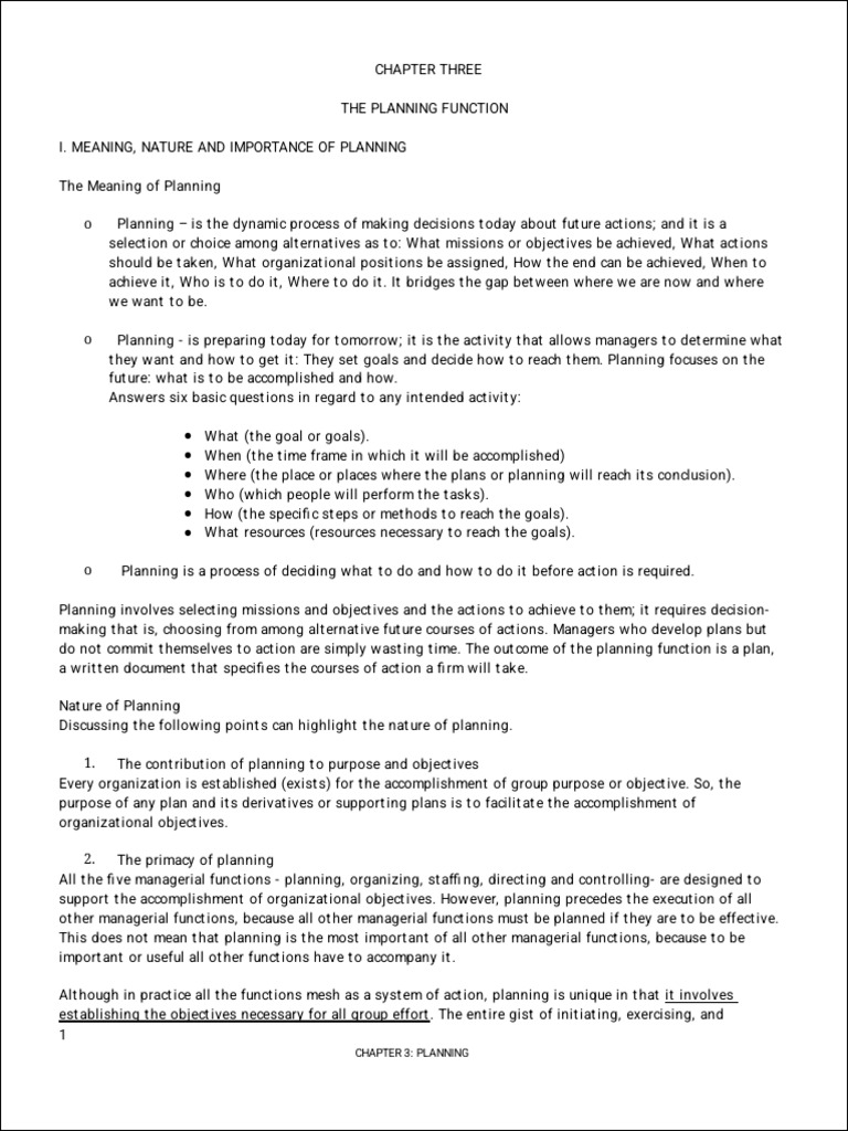 Chapter Three Introduction To Management | PDF