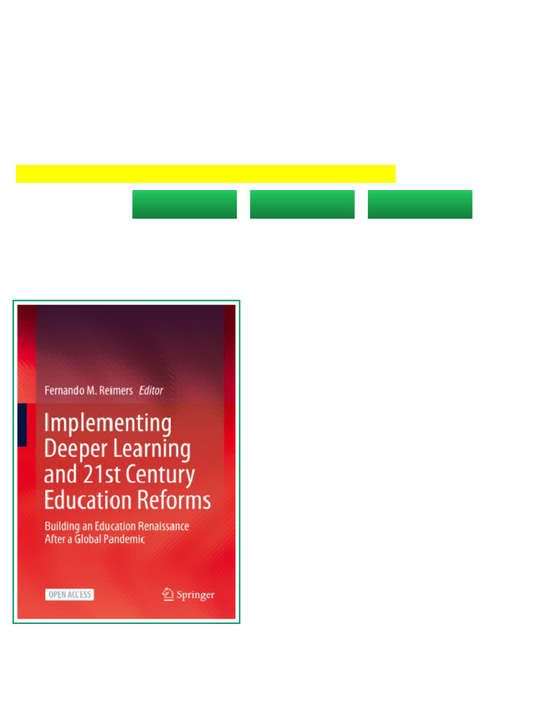 Implementing Deeper Learning and 21st Century Education Reforms ...