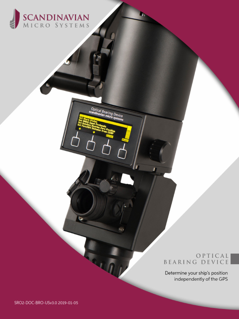 Optical Bearing Device for ECDIS Navigation | PDF | Navigation | Compass