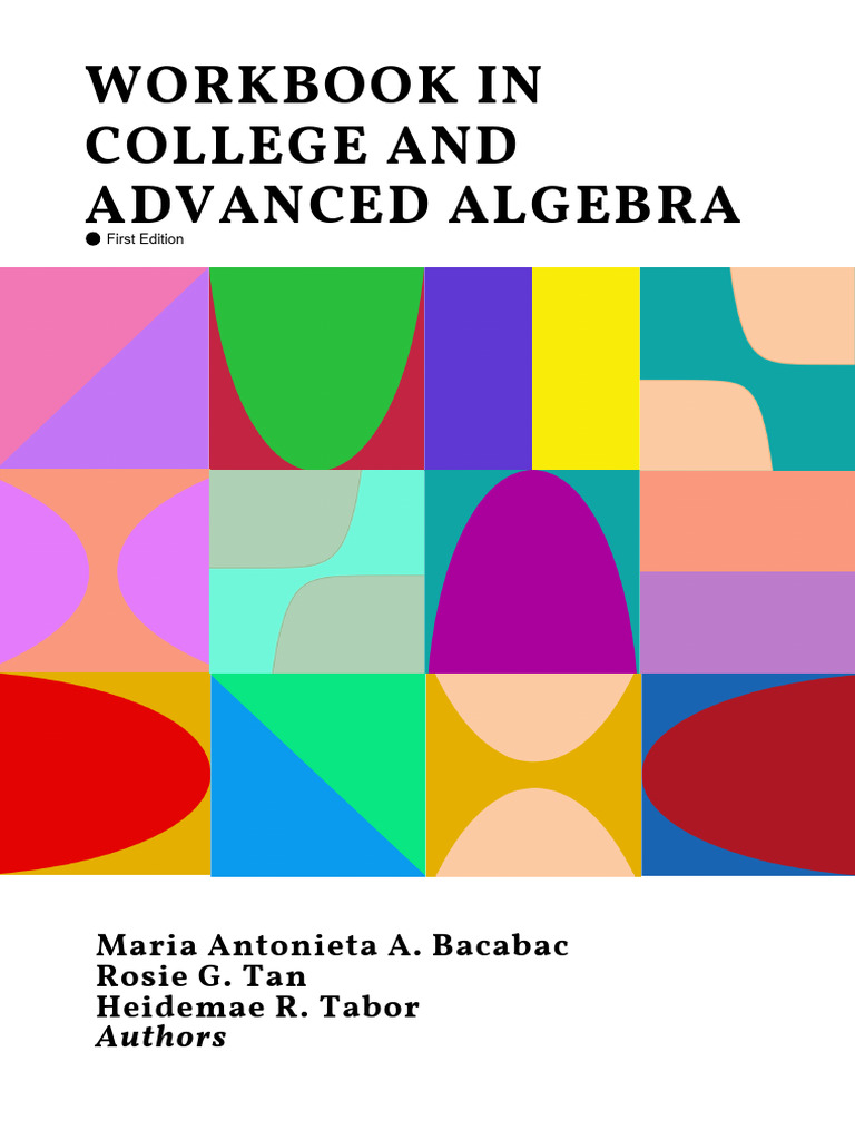 College Algebra Workbook Guide | PDF | Numbers | Equations