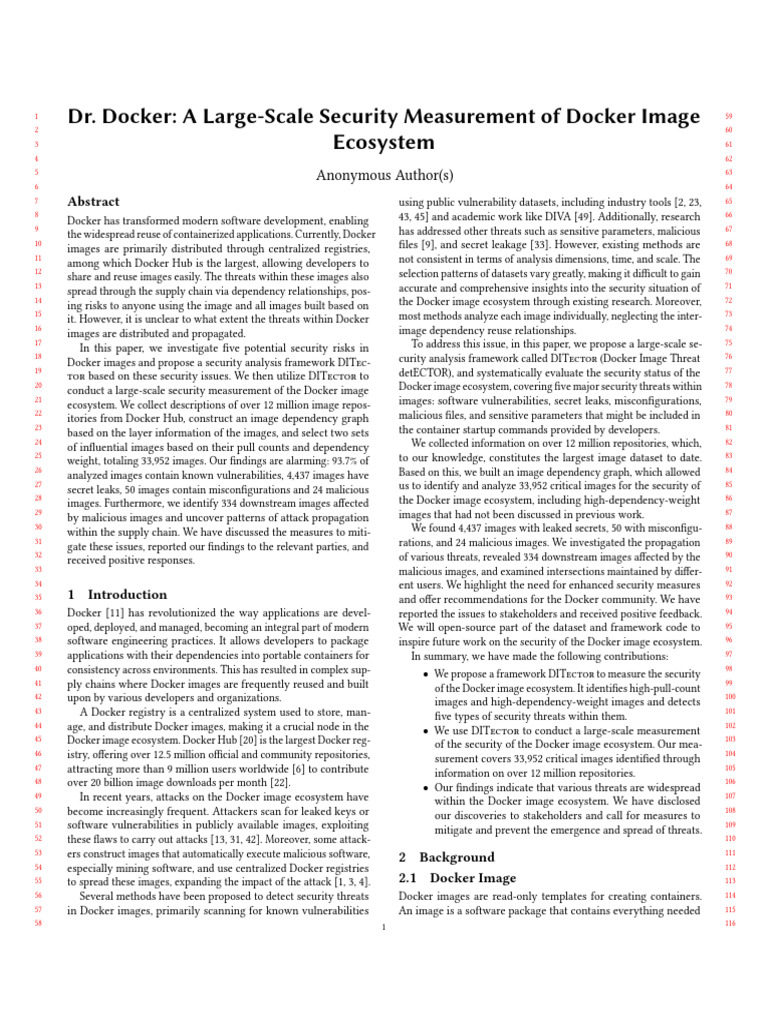 Docker Image Security Risks Analysis | PDF | Malware | Software