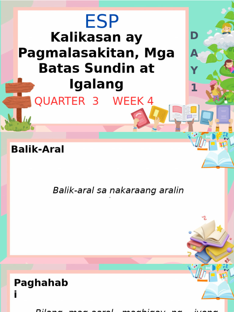 PPT ESP6-Q3-WEEK 4 | PDF