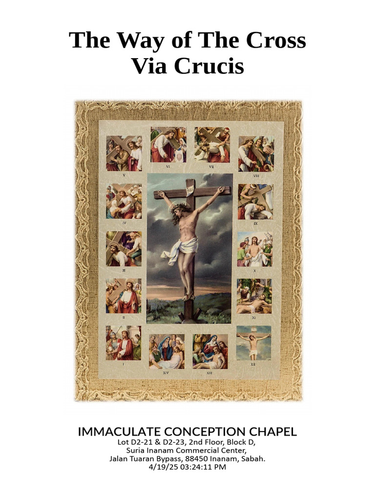The Way of the Cross Devotion Guide | PDF | Systematic Theology | Worship