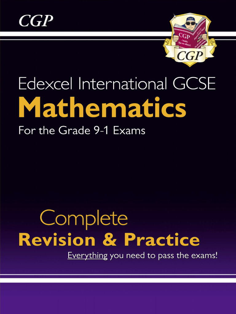 CGP Edexcel IGCSE 9 1 Maths Exams Complete Revision and Practice | PDF ...