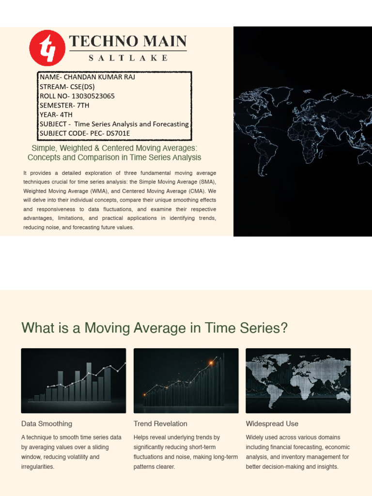 Chandan Kumar Raj | PDF | Moving Average | Forecasting