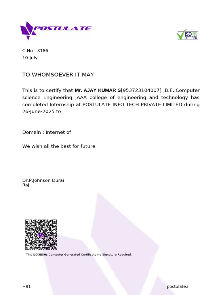 Certificate (2) - 1 Hari Iot | PDF