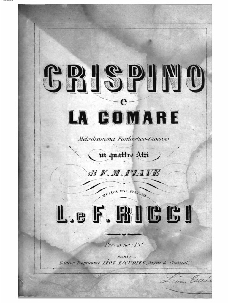 Imslp574854 Pmlp150541 Crispino | PDF