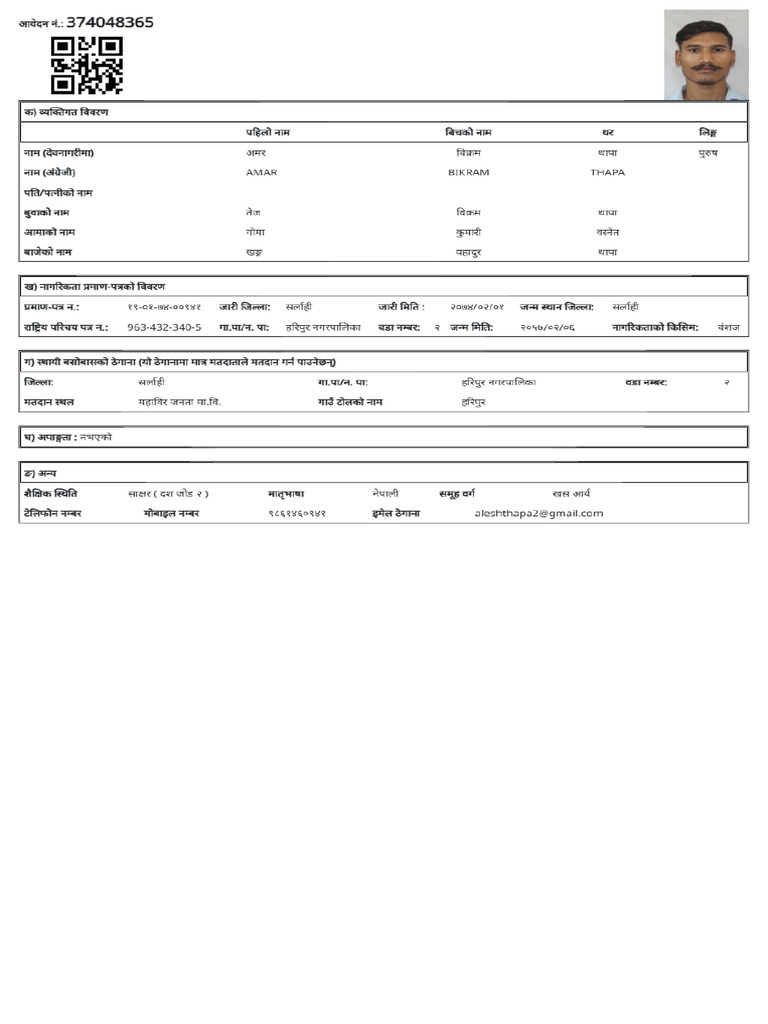 Ec N Pre Enrollment Form | PDF
