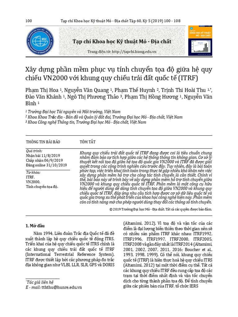 Bai12tap60ky5 ITRF | PDF