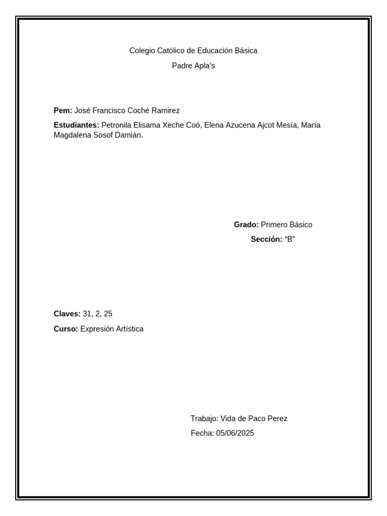 Vida y legado de Paco Pérez, compositor guatemalteco | PDF