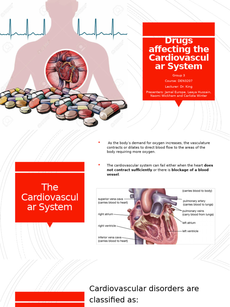 Cardiovascular Drugs Overview and Effects | PDF | Angiotensin | Heart