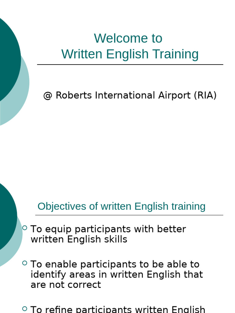 Written English Training | PDF | Cognition | Psychology