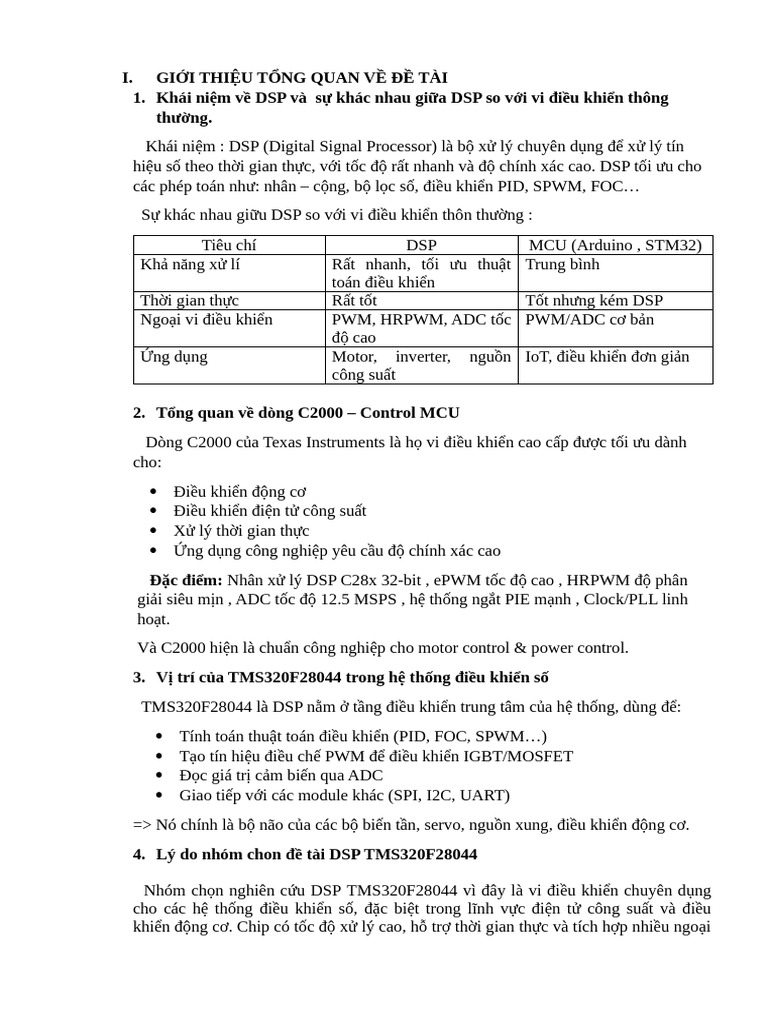 Báo Cáo DSP 20-10-2025 | PDF