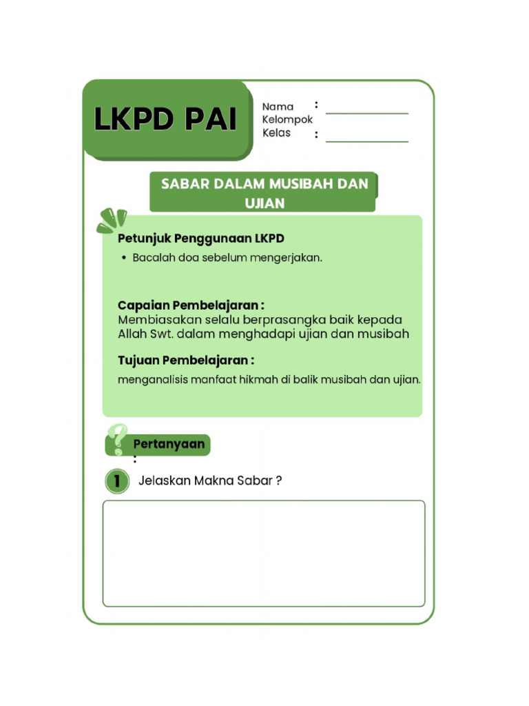 LKPD | PDF