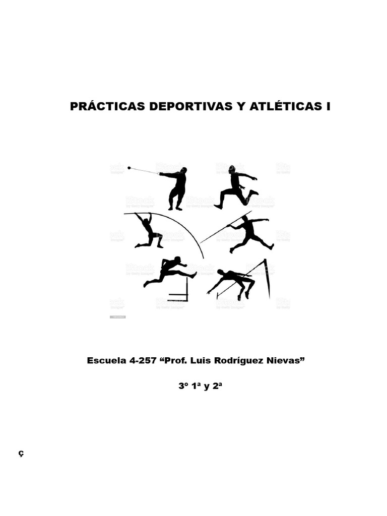Prácticas Deportivas y Atletismo: Guía Completa | PDF | Deporte del ...