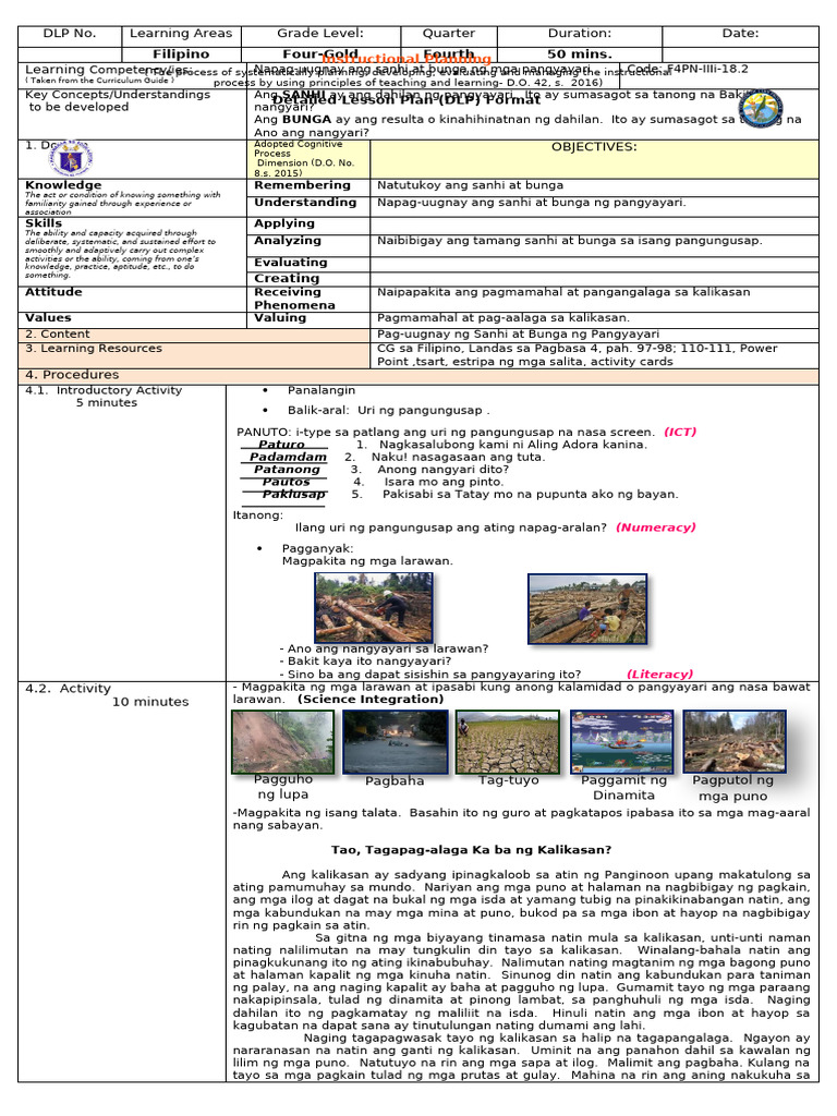 DLP For 2nd COT | PDF