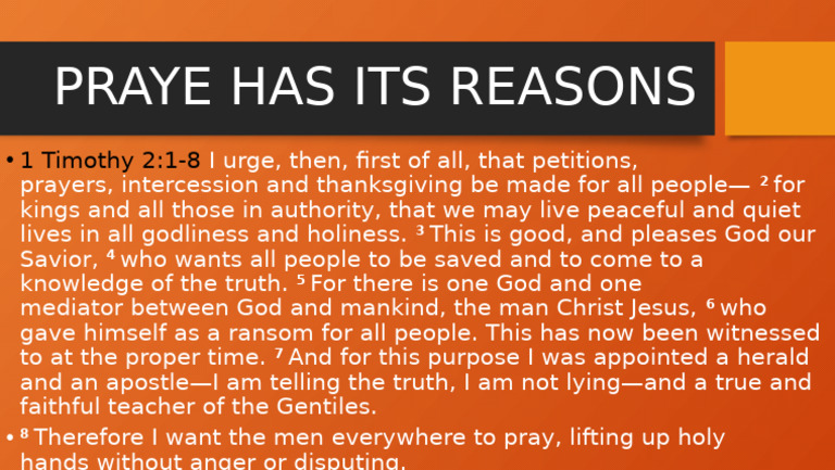 Praye Has Its Reasons | PDF