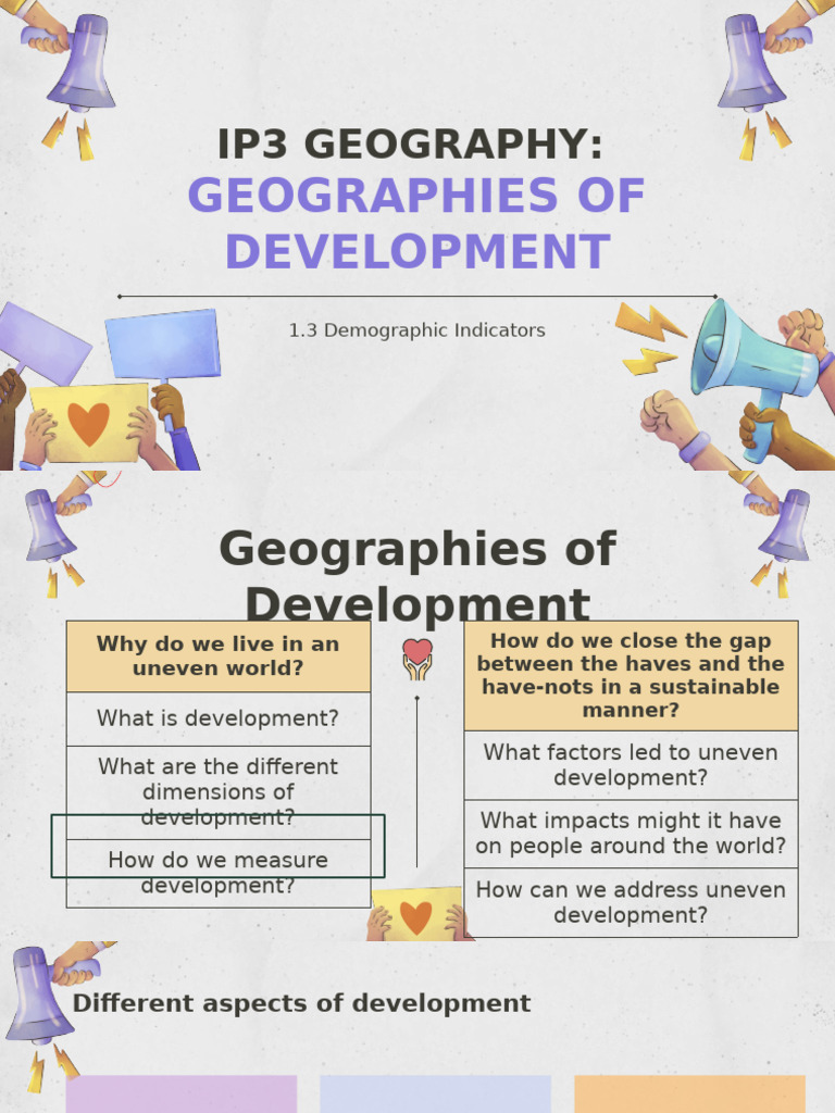 Demographic Indicators of Development | PDF | Total Fertility Rate ...