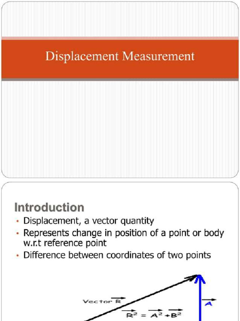 Displacement Measurement | PDF