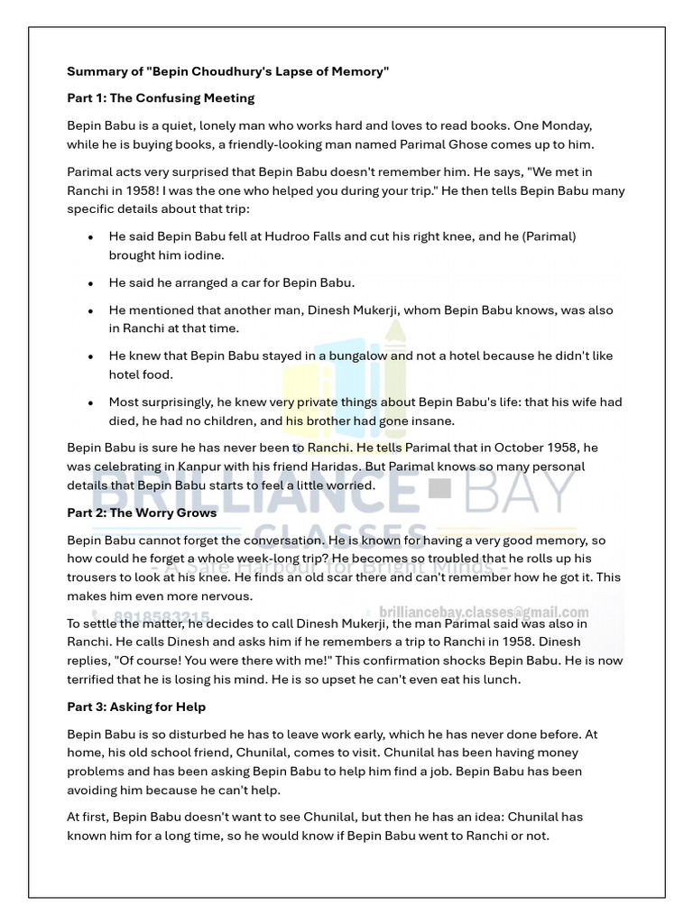 Summary Bepin, Summit | PDF