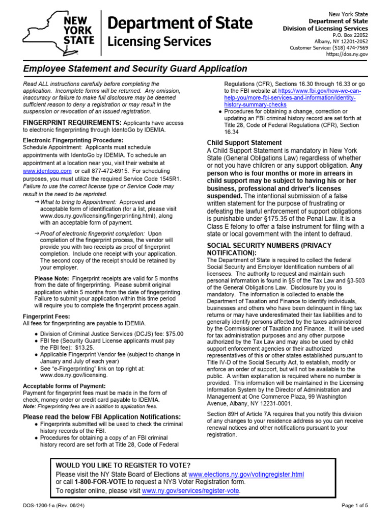 Security Guard Application | PDF | Security Guard | Justice