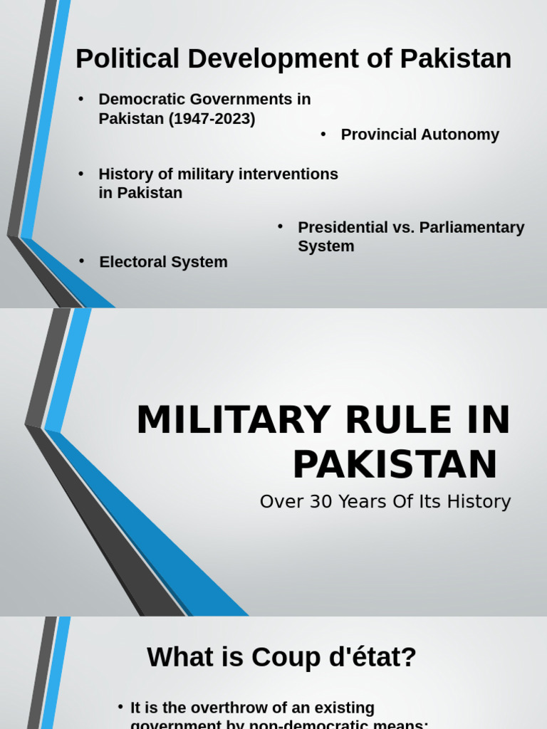 Political Development in Pakistan | PDF | Pervez Musharraf | Pakistan