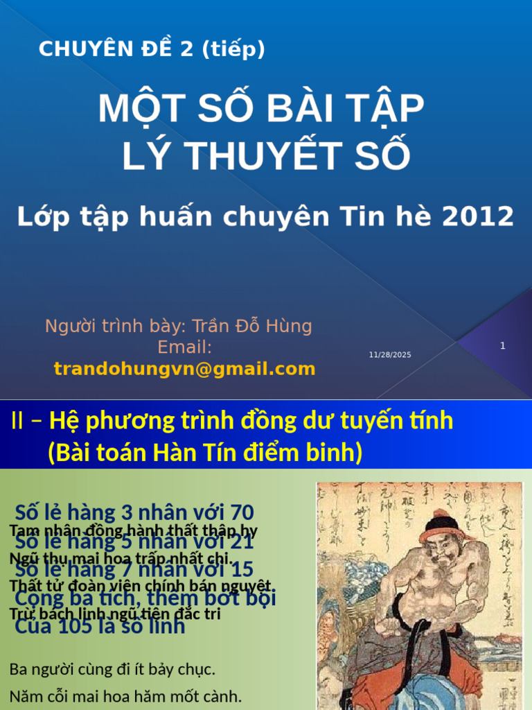 Bai Giang - BigNum Catalan Giai Thua | PDF