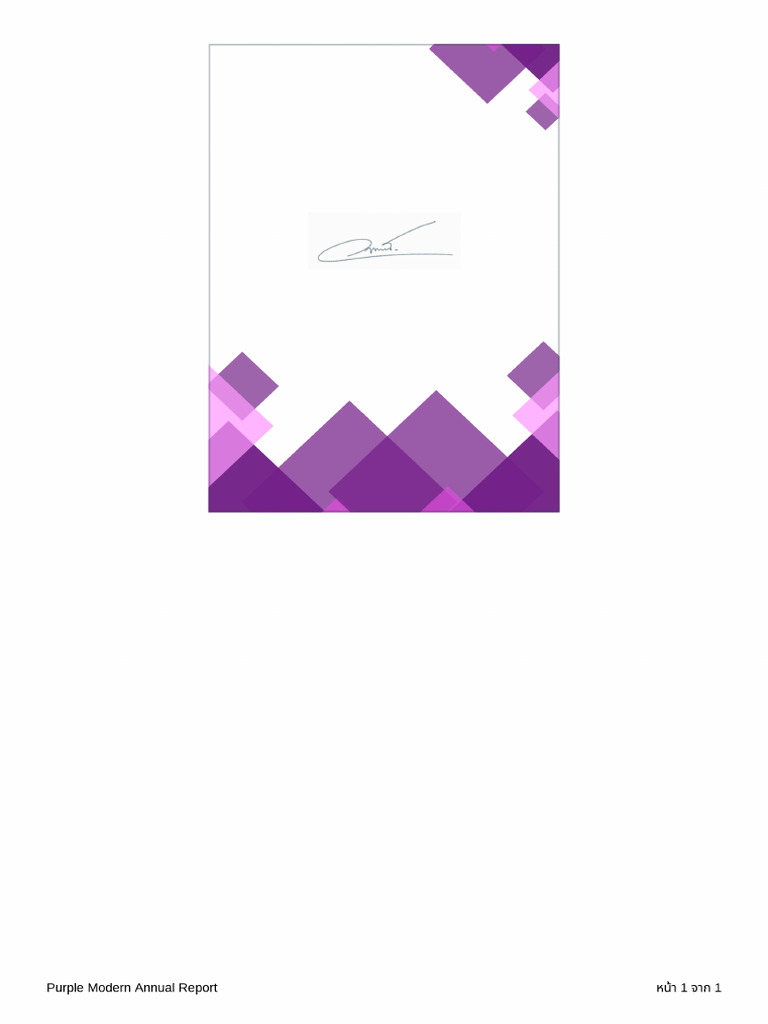 Purple Modern Annual Report PDF | PDF