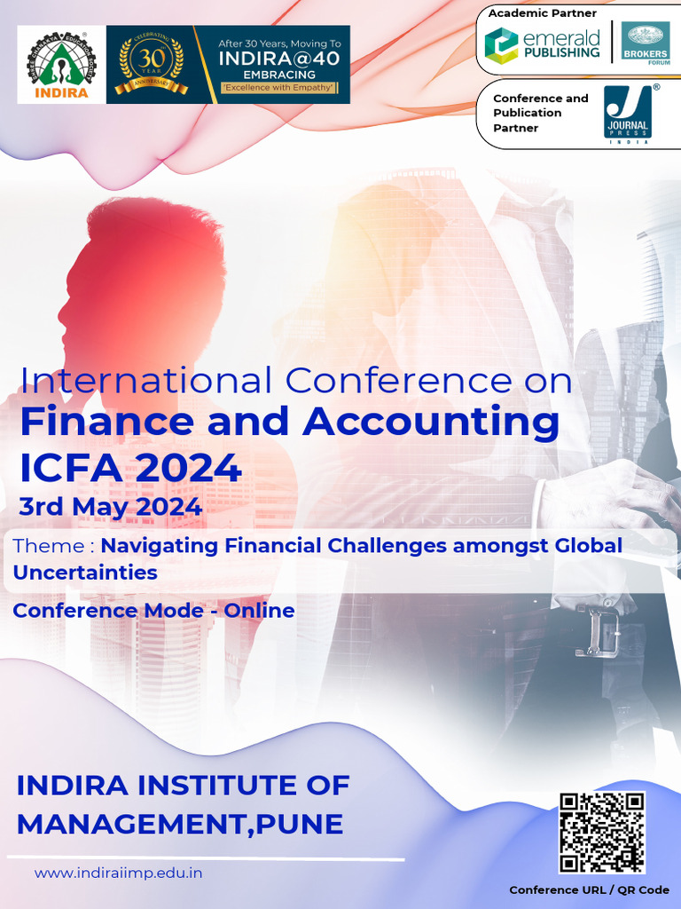 Brochure - International Conference On Finance and Accounting ICFA 2024 ...