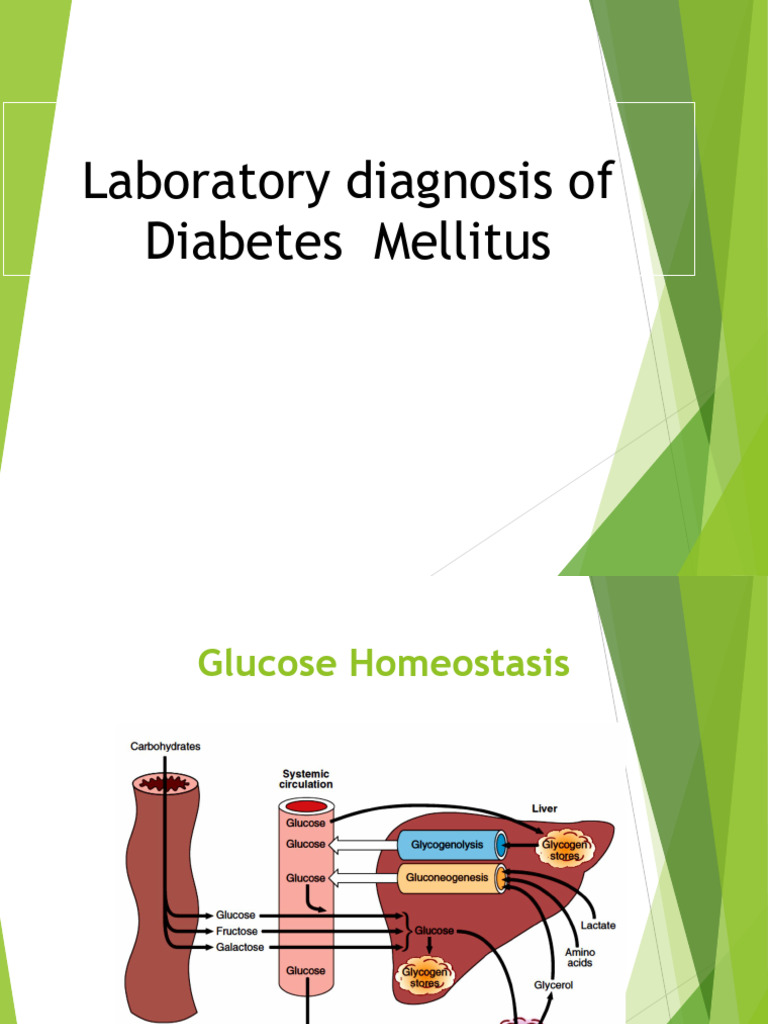 Laboratory Diagnosis of Diabetes Mellitus | PDF | Glycated Hemoglobin ...