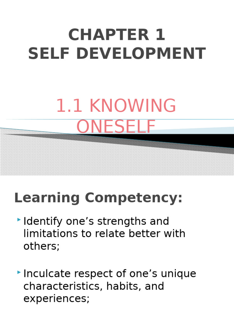 1 1 A-Knowing-Oneself | PDF
