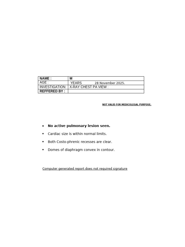 Normal Chest | PDF