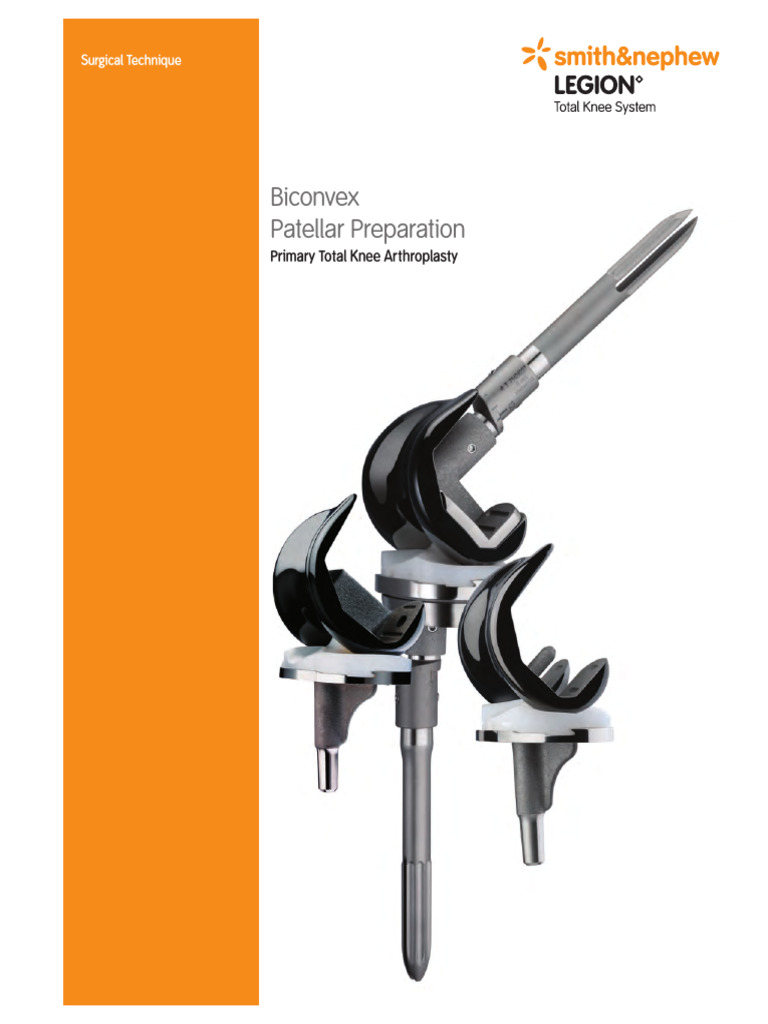 Legion Biconvex Patella ST 71281677 | PDF | Medical Specialties | Surgery